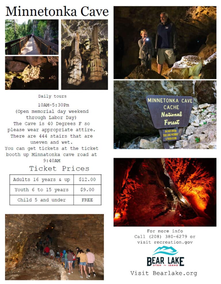 Minnetonka Cave | Bear Lake Valley CVB Utah and Idaho