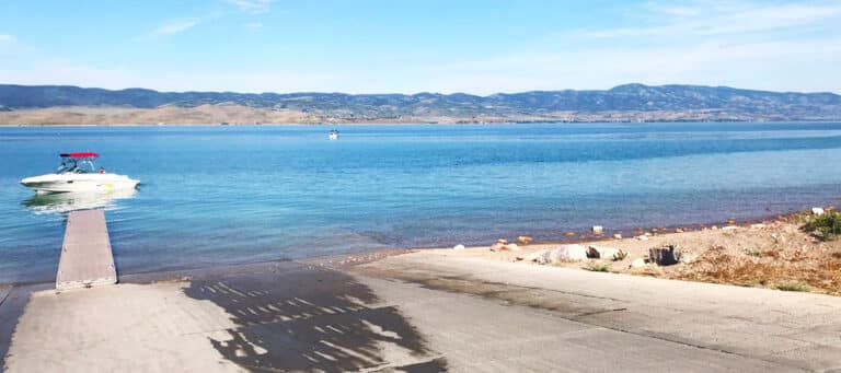 Map of at Bear Lake Idaho and Utah boat ramps to dock your boat and jet ...