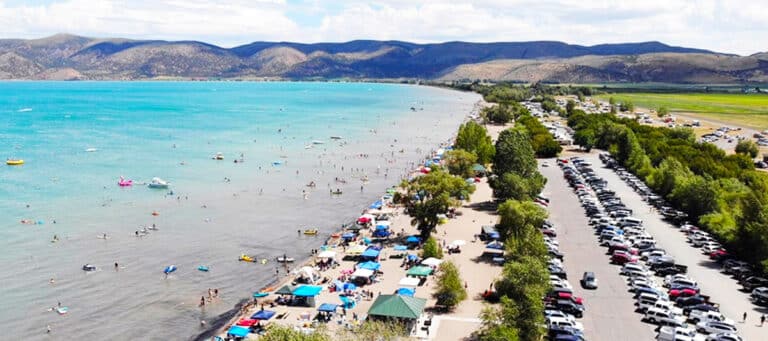 Bear Lake State Park Rendezvous Beach | Bear Lake Valley CVB Utah and Idaho